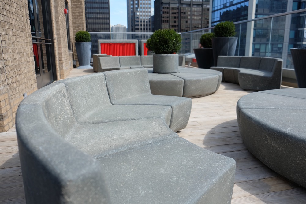 MEZZO MODULAR SECTIONAL | Unexpectedly Light Concrete Outdoor Furniture ...